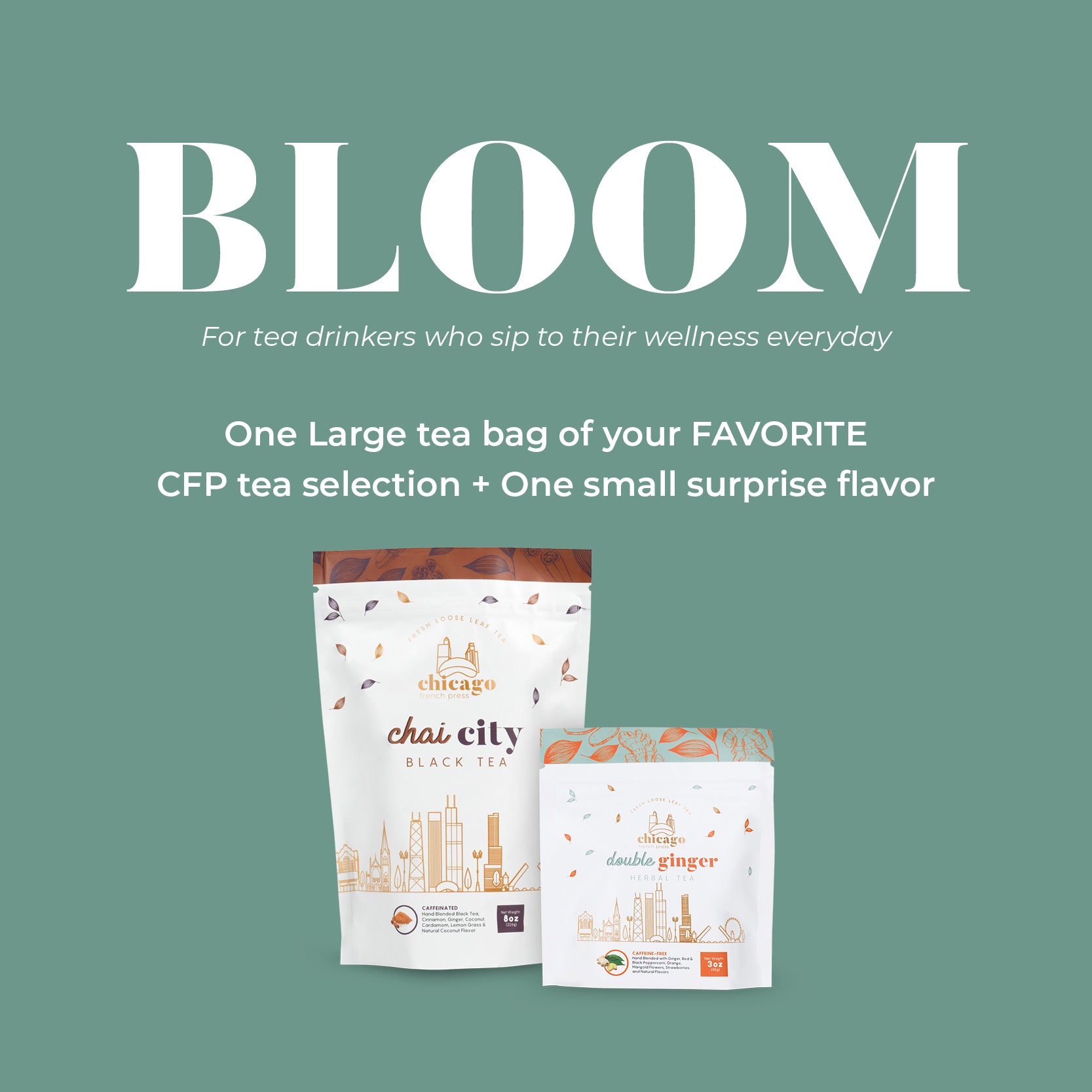 The "Bloom" Monthly Tea Subscription – Chicago French Press