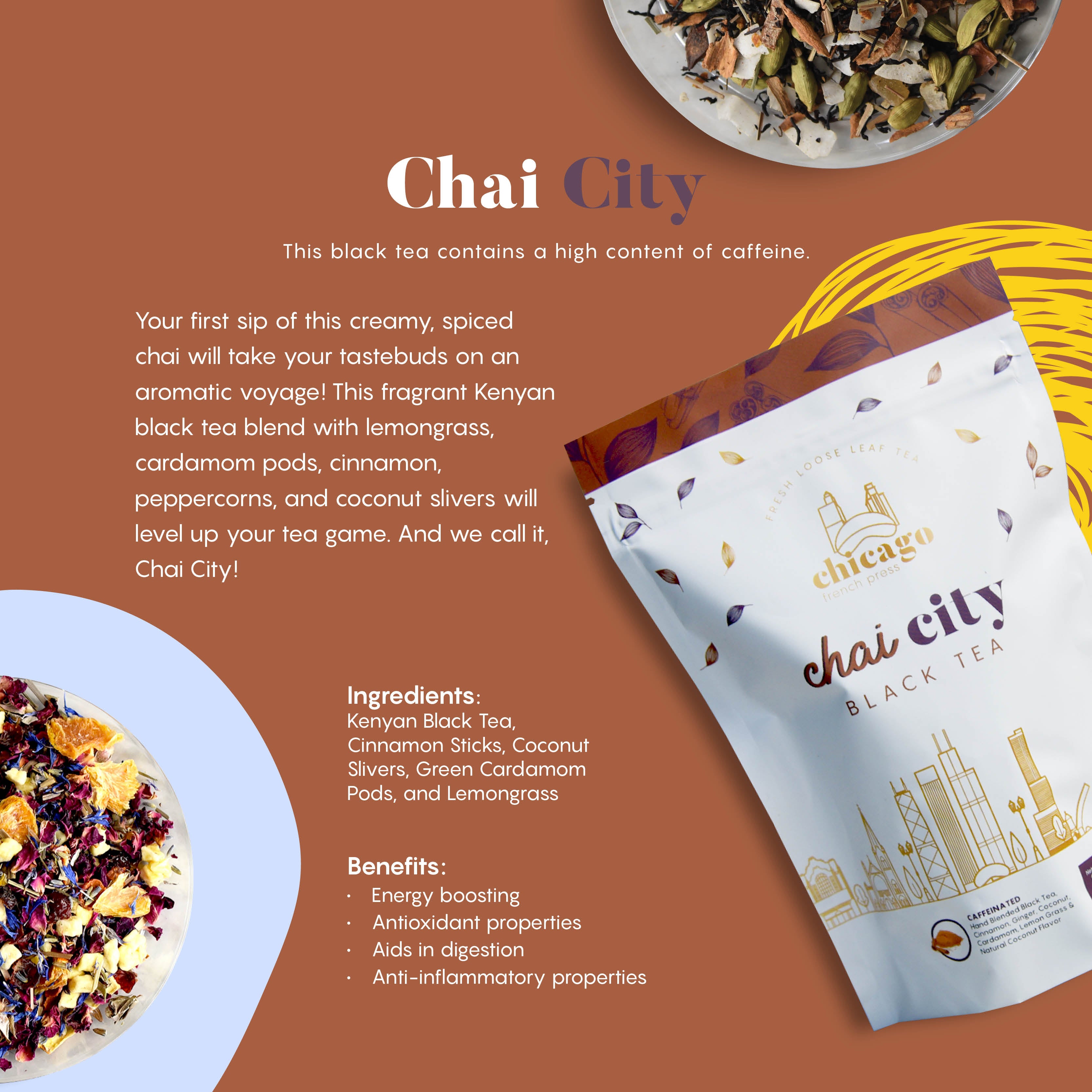 Chai City Loose Leaf Tea – Chicago French Press