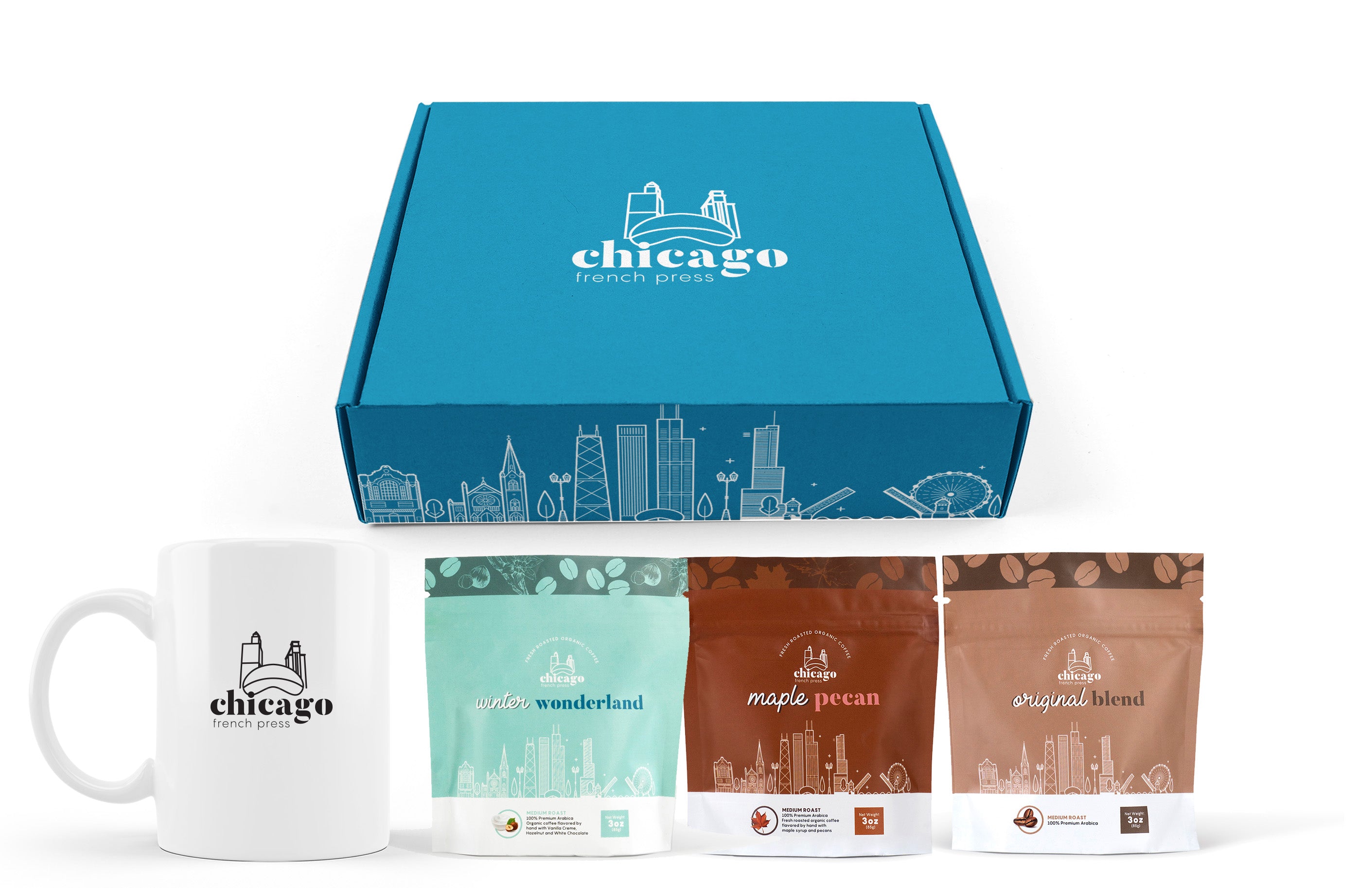CFP Coffee Sampler Box – Chicago French Press